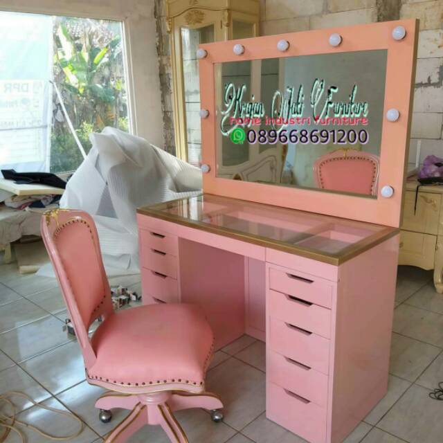Jual Meja rias/meja make up/meja rias duco | Shopee Indonesia