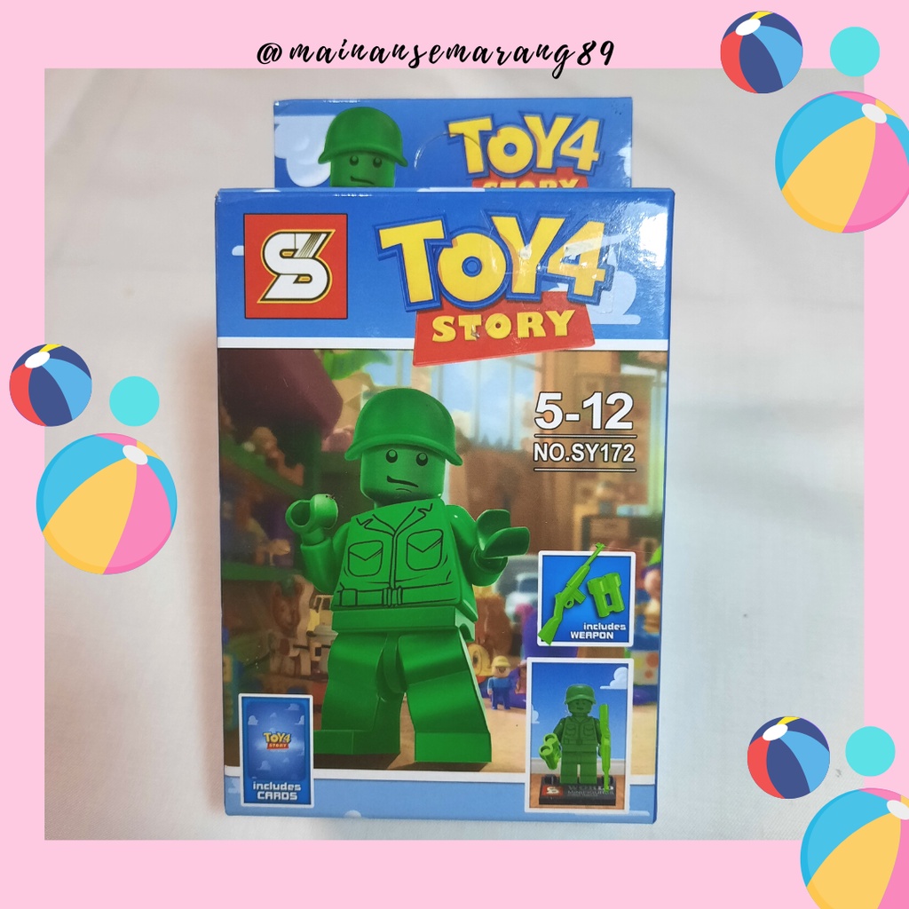 Jual Lego Toy Story 4 ( Jessie, Squeeze Toy Aliens, Sarge, Emperor Zurg ...