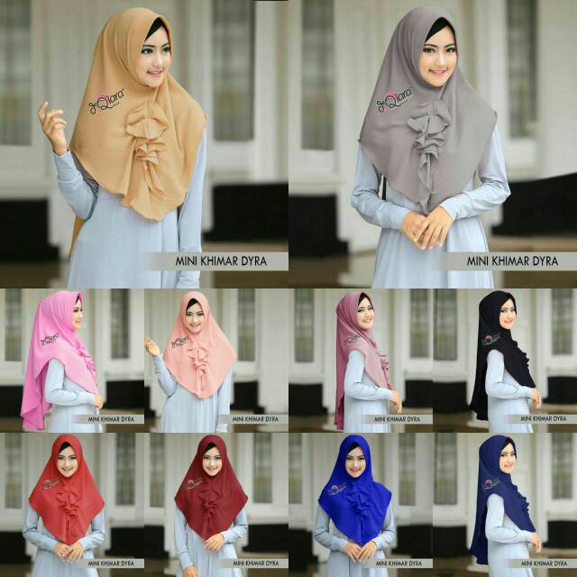 Jual Mini Khimar DYRA by Dqiara | Shopee Indonesia