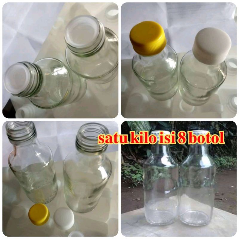 Jual Botol Madu 1000 asi madu botol kaca isi 100 botol | Shopee Indonesia