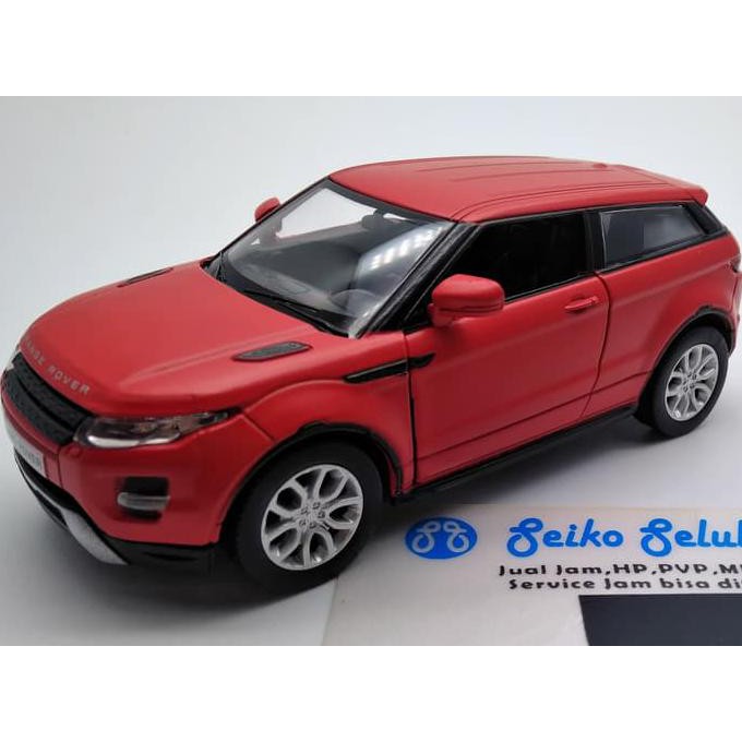 Jual M963- Miniatur Mobil Range Rover Evoque Merah Matte Series Rmz ...