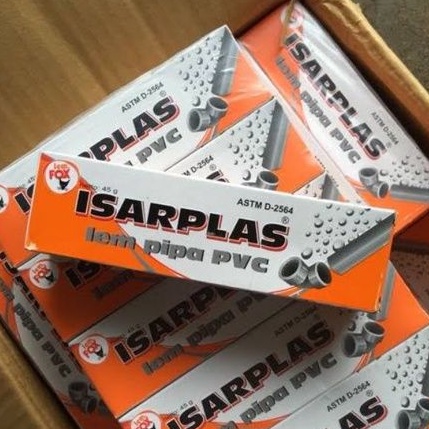 Jual Isarplas 40gr Lem Pipa Paralon Air PVC 100% Original 1 PAK 1 PACK 1 SLOP 1 LUSIN 12pcs ...
