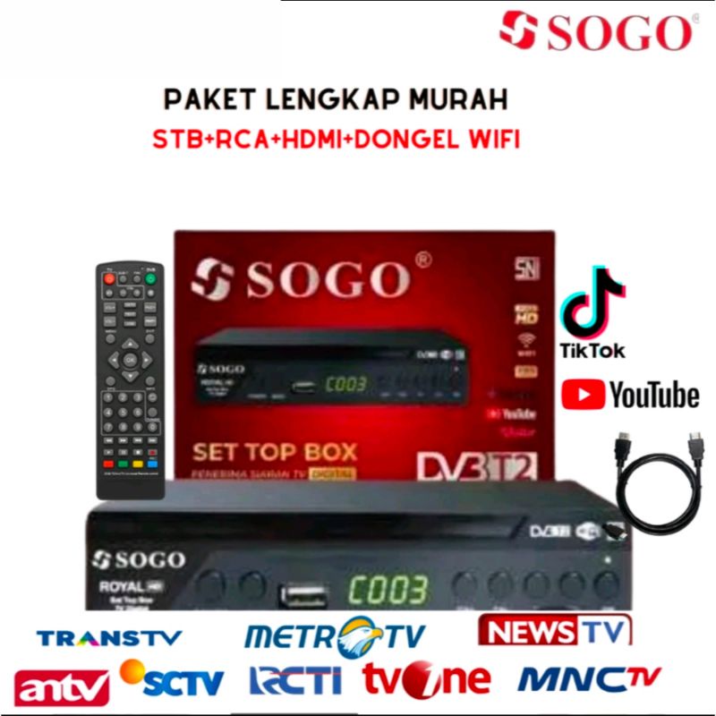 Jual SET TOP BOX DIGITAL MURAH PAKET LRNGKAP PLUS USB ADAPTER DONGLE WI ...