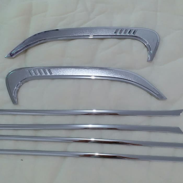 Jual Innova end pillar chrome / list kaca samping grand innova | Shopee ...