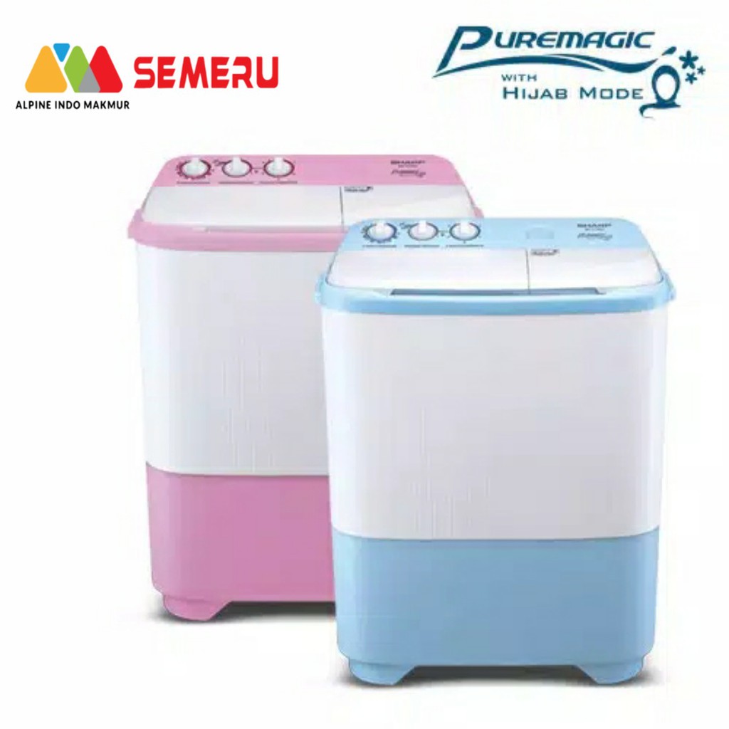 Jual SHARP Mesin Cuci Twin Tub / 2 Tabung 7.5 KG ES-T79 SJ KHUSUS MAKASSAR FREE PENGANTARAN TOKO ...