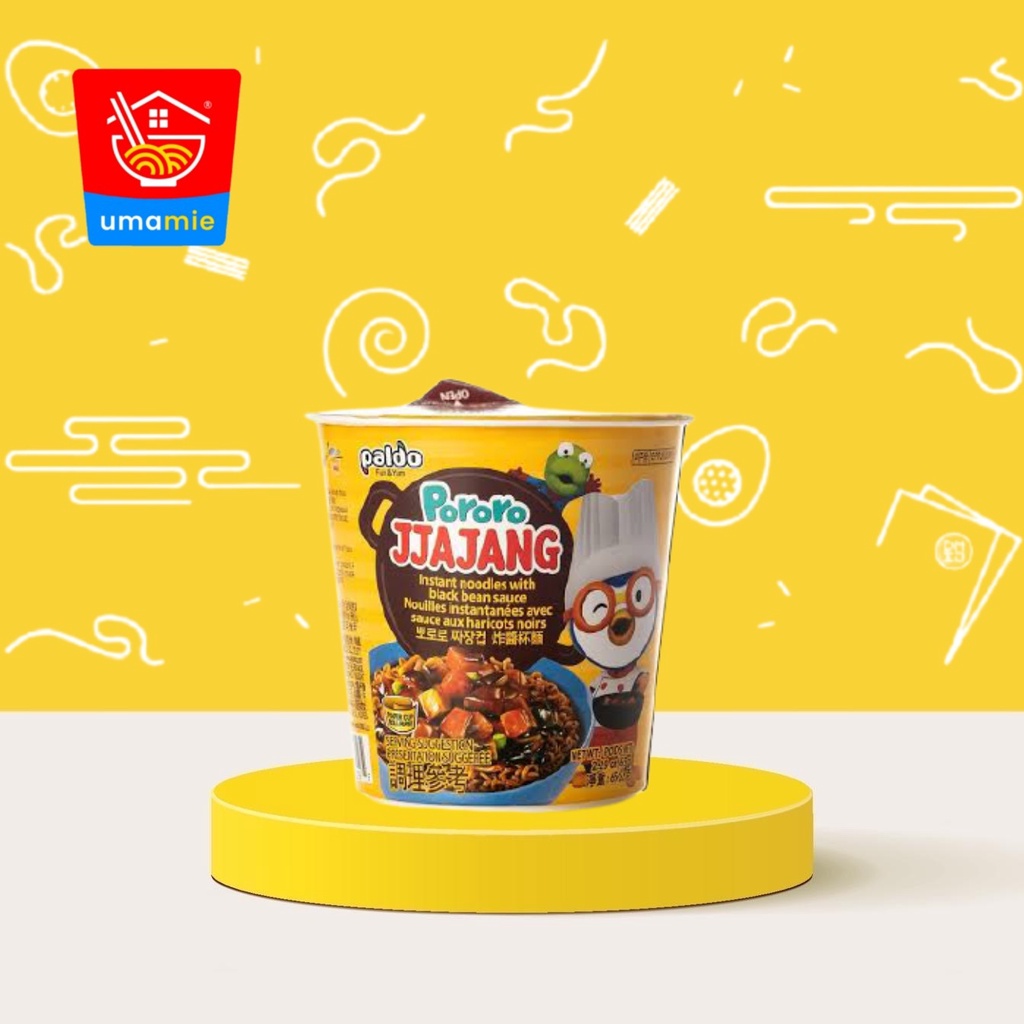 Jual Paldo Pororo Jjajang Cup Korea Halal 65gr | Shopee Indonesia