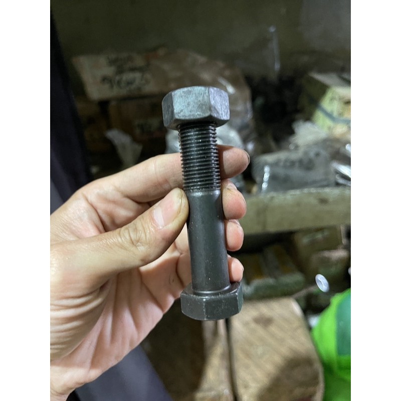 Jual BAJA M16 x 80 x P1.5 - BAUT MUR BAJA KUNCI 24 PJG 8 CM DRAT HALUS - BAUT MUR BAJA HITAM ...