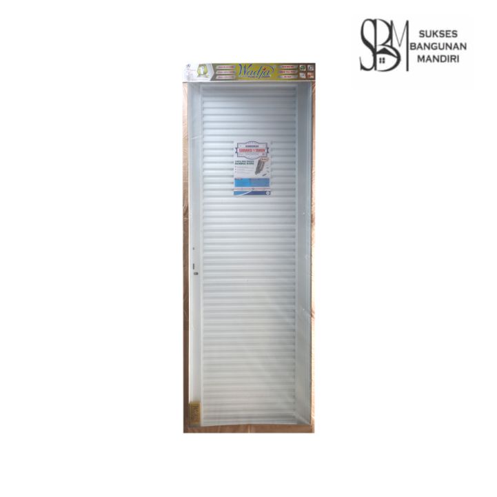 Jual Pintu Galvalum Wadja Publik Door T-01 Putih Khusus Pengiriman D.I ...