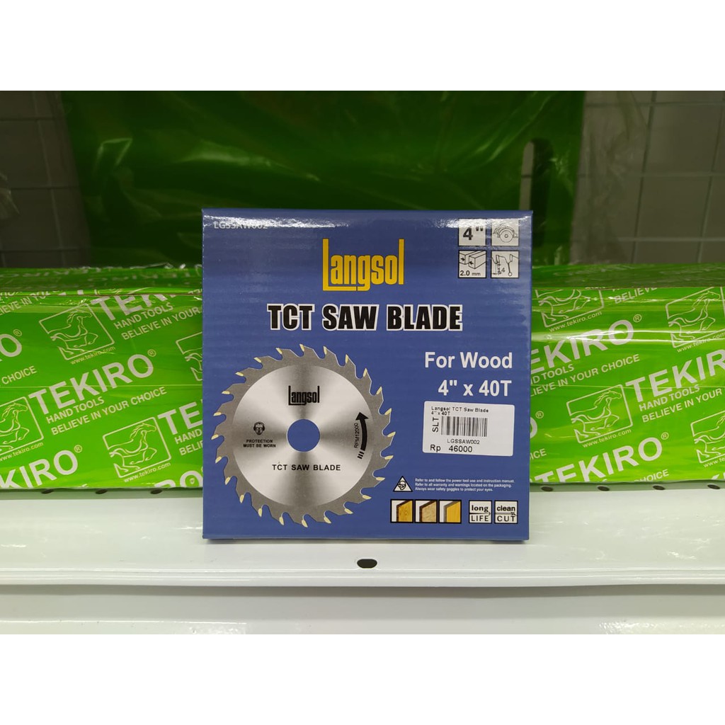 Jual Langsol TCT Saw Blade 4" x 40T | Shopee Indonesia
