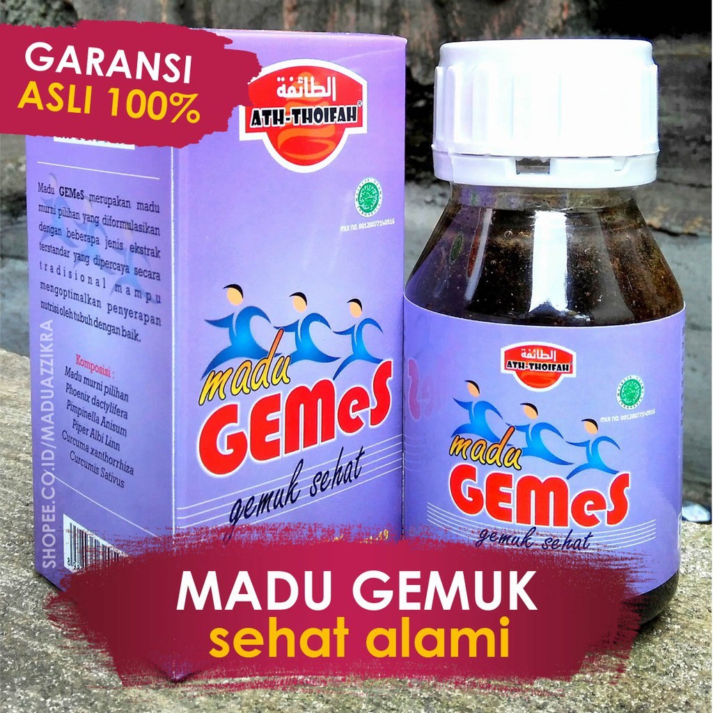 Jual Madu Gemes Ath Thoifah|Herbal Gemuk Badan Sehat | Obat Gemuk Badan ...