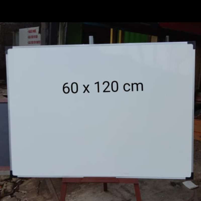 Jual Whiteboard dua sisi bisa spidol dan kapur ukuran 60x120 | Shopee ...