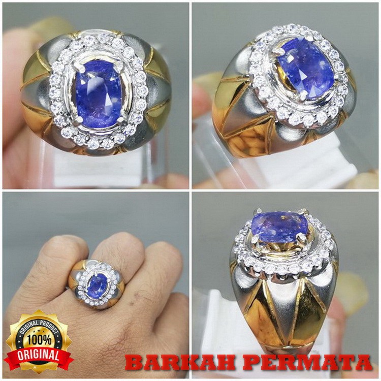 Jual BATU CINCIN AKIK ASLI BLUE SAFIR SELON ORIGINAL | Shopee Indonesia