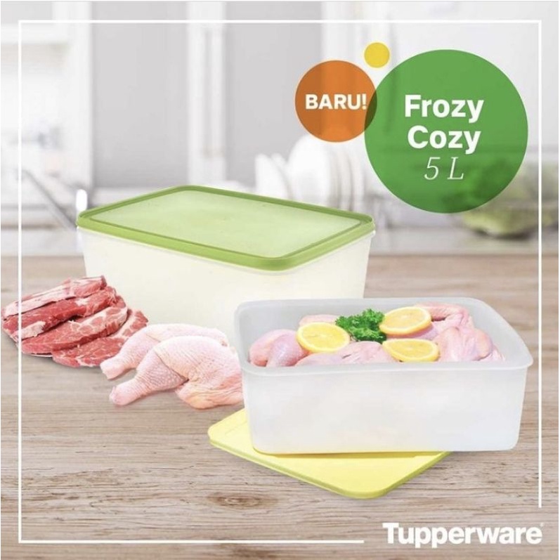Jual Tupperware Frozy Cozy 5L per pcs pilih warna ( bisa untuk dalam ...