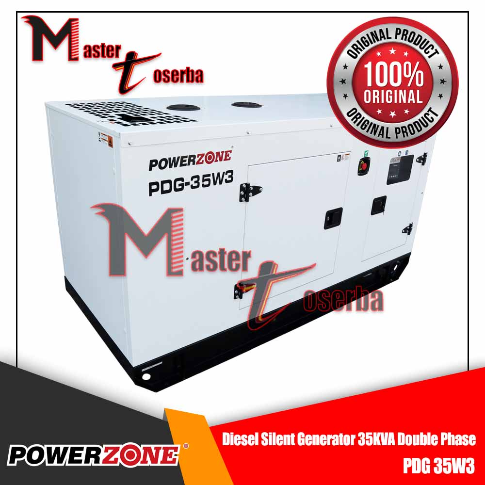 Jual Diesel Silent Generator 35KVA double phase 1 phase dan 3 phase ...