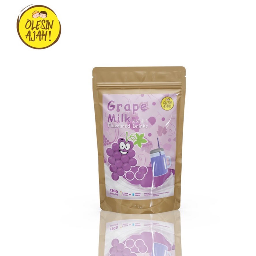 Jual Grape Milk Premium Flavoured Drink - 120G | Shopee Indonesia