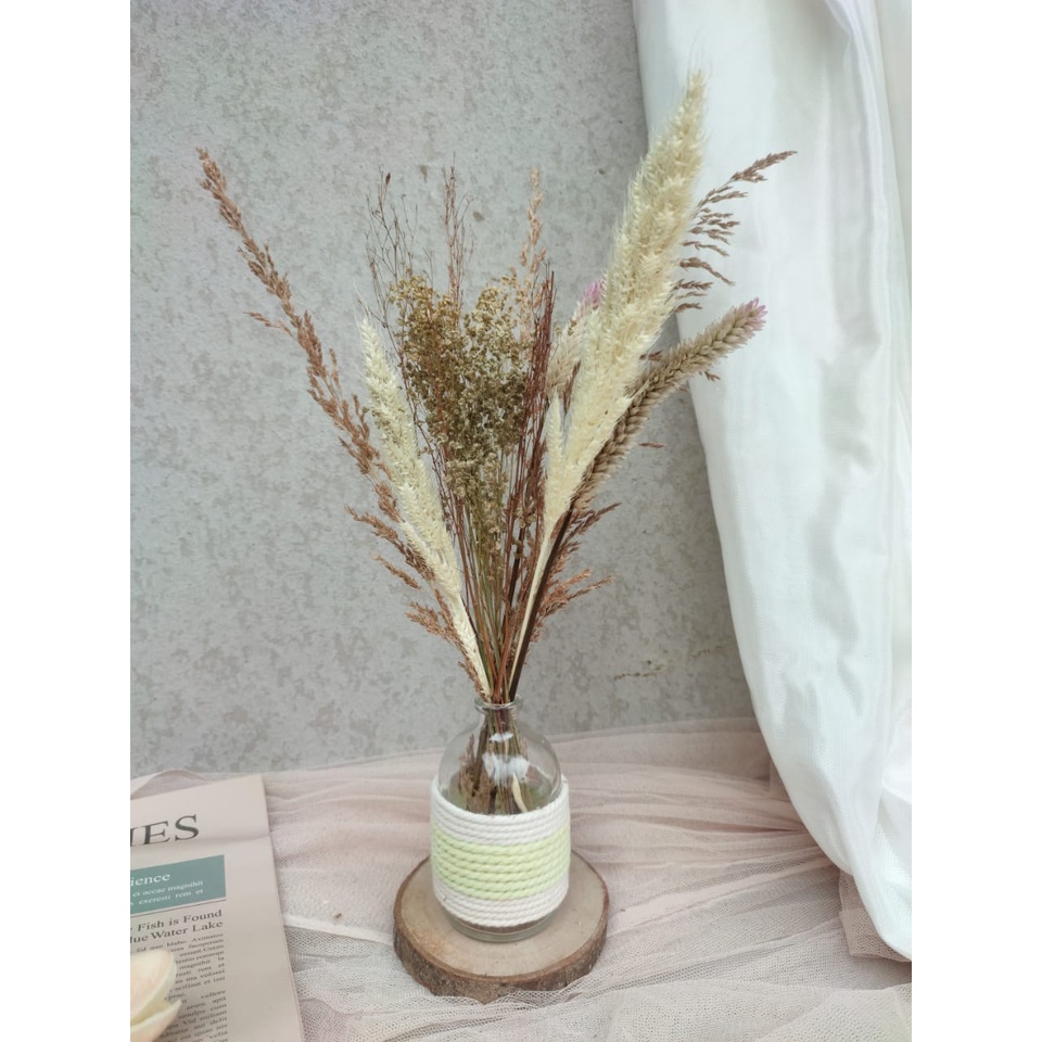 Jual Sunny set | satu set bunga kering | dried flowers | buket bunga ...