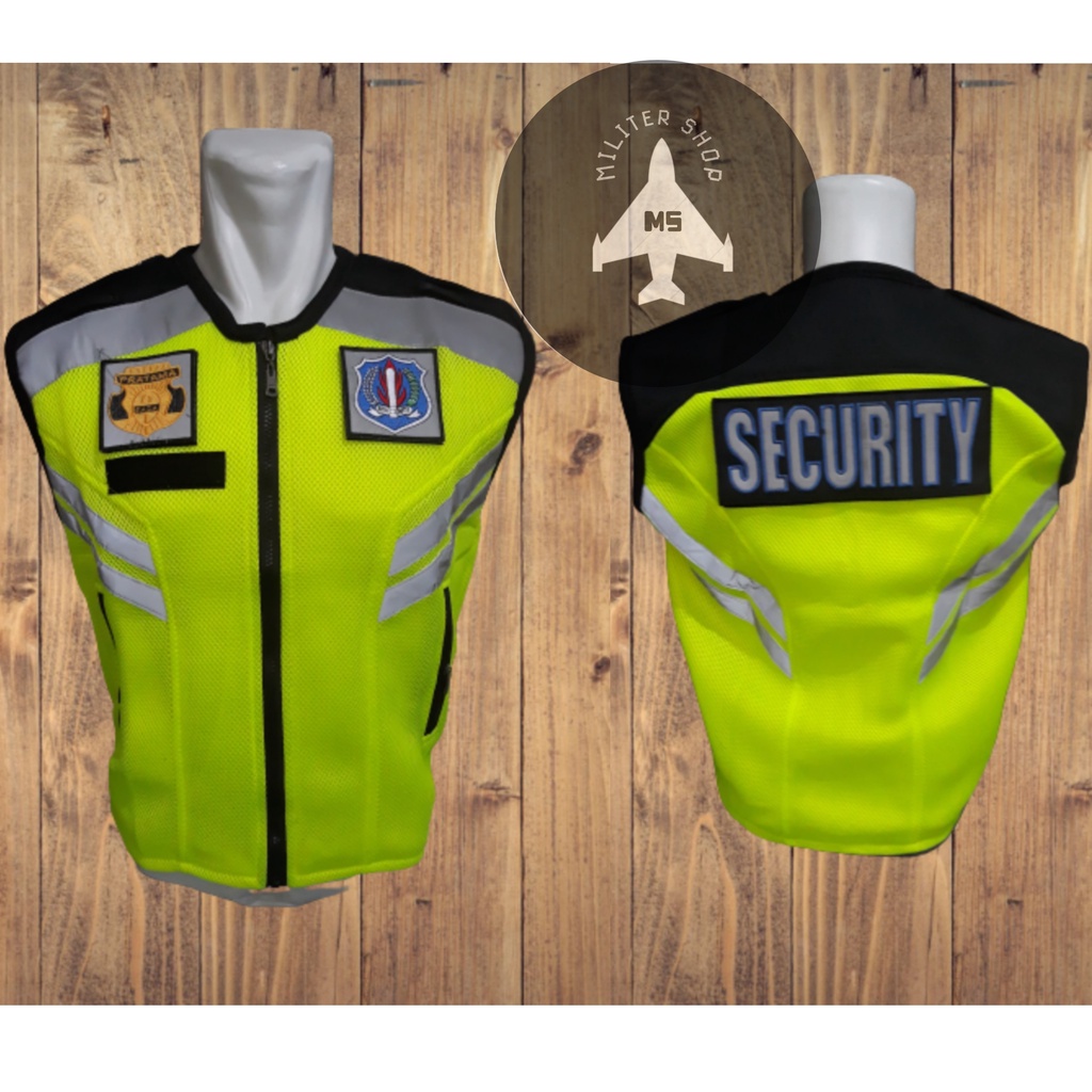 Jual Rompi Security Satpam Jaring Tebal Rompi Keamanan | Shopee Indonesia