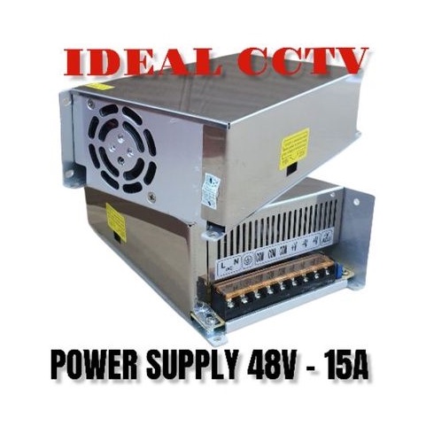 Jual Switching Power Supply PSU 48V 15A High Quality, 48 Volt 15 Ampere Cooling Fan | Shopee ...