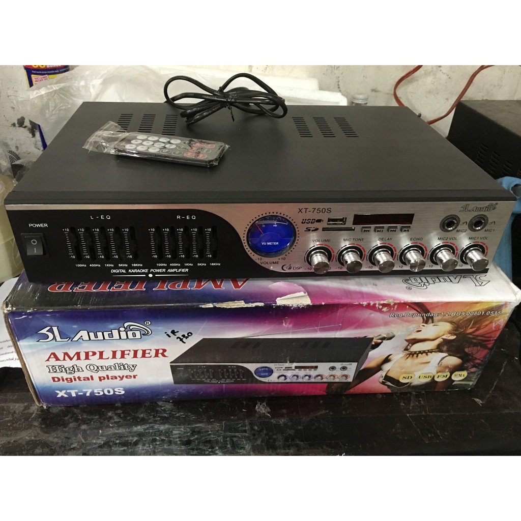 Jual Power Amplifier SL Audio XT-750s 1500W (PMPO) | Shopee Indonesia