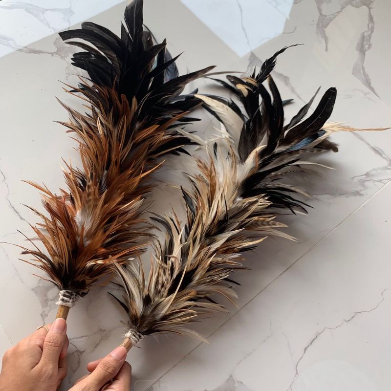 Jual KEMOCENG BULU AYAM TEBAL/ KEMOCENG PEMBERSIH/ KEMOCENG BULU AYAM ...