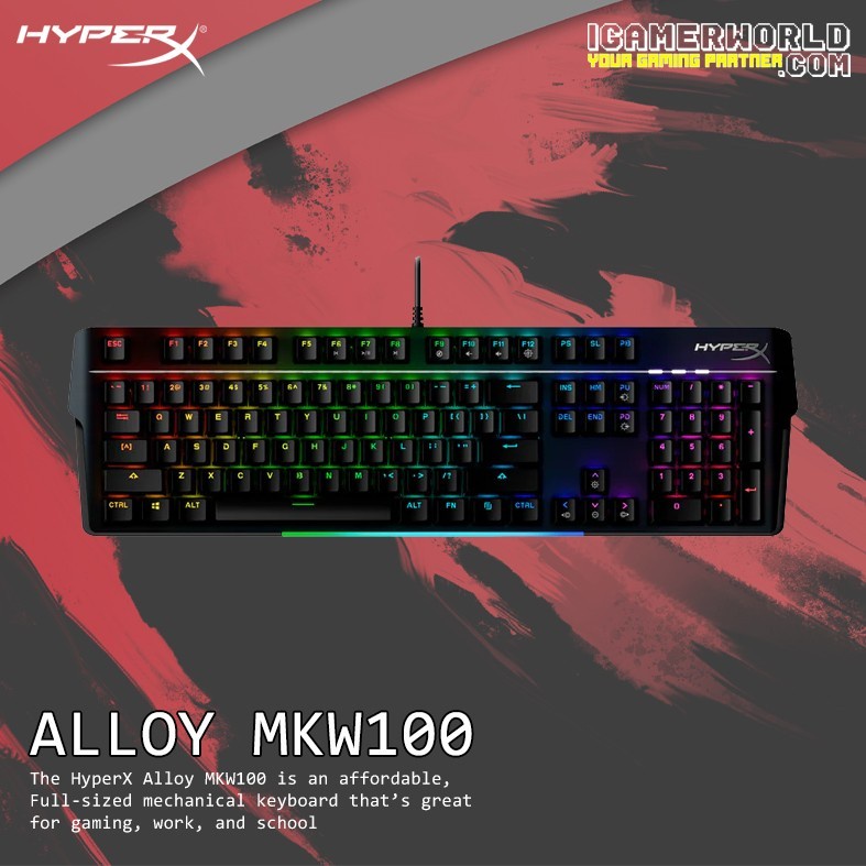 Jual HyperX Alloy MKW100 / MKW 100 Mechnical Gaming Keyboard | Shopee Indonesia