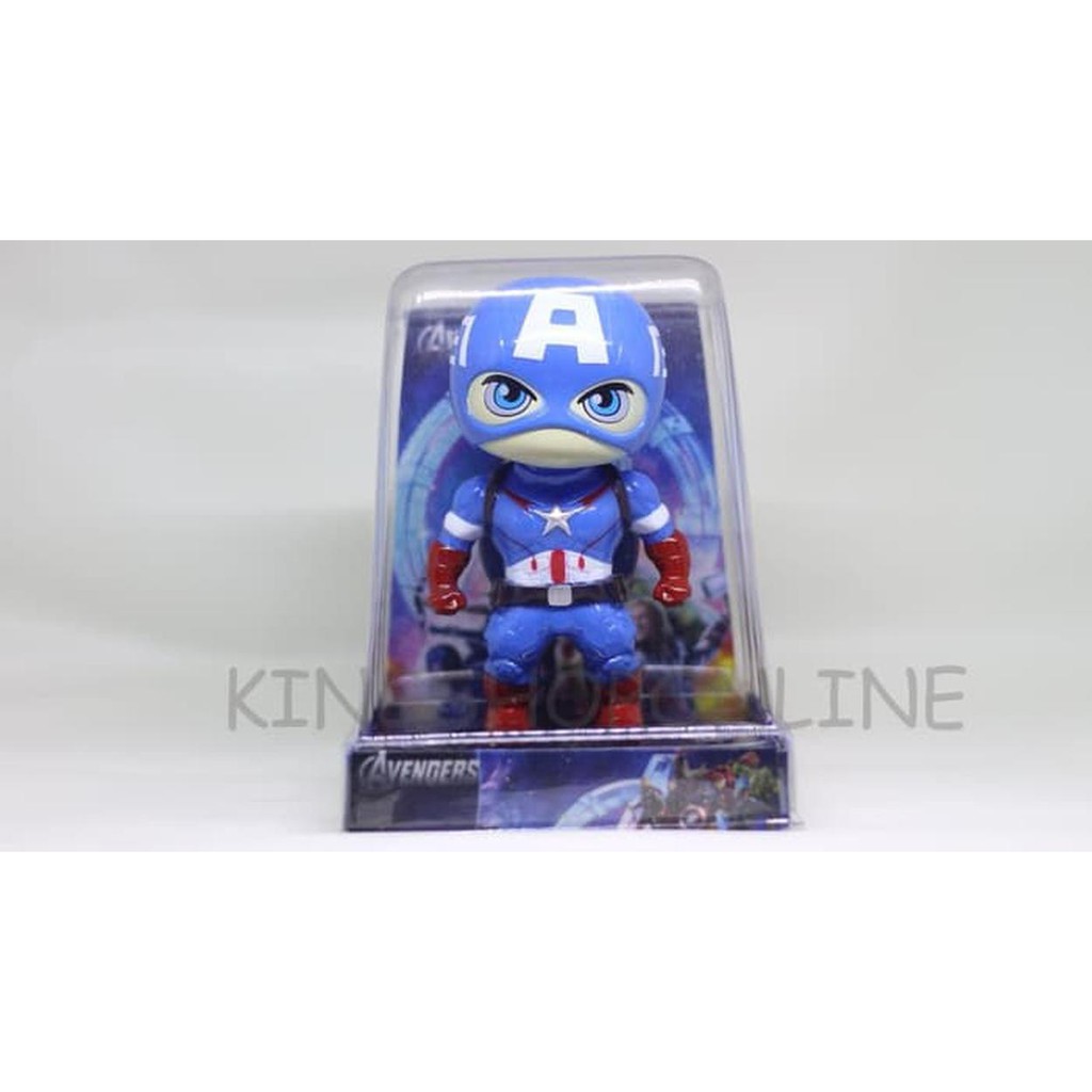 Jual PROMO HARGA Boneka Pajangan Solar Gard Captain America - Hiasan ...