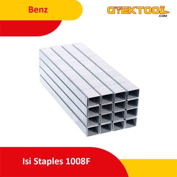Jual Benz Isi Staples 1008F / 1008 F Tembakan Angin Steples 8mm ...