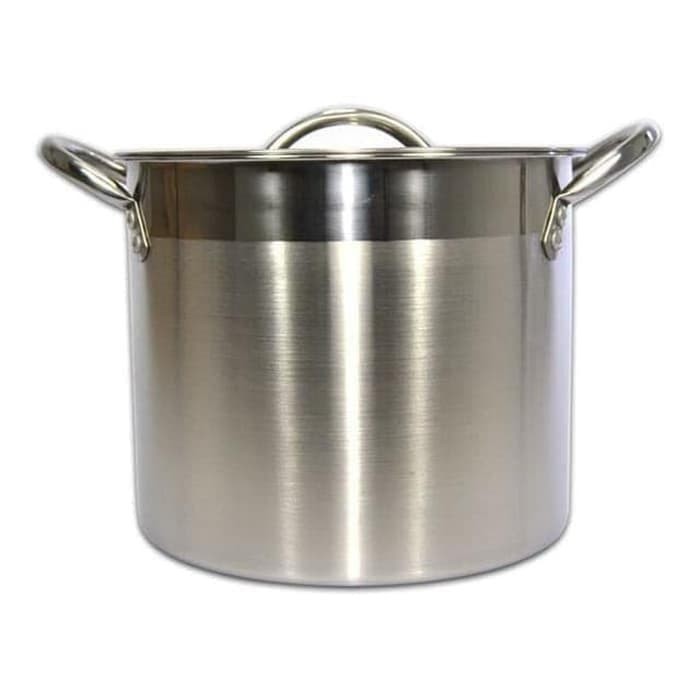 Jual SUPRA Panci Tinggi Stockpot Stainless 8 QT Stock Pot 24 cm ...