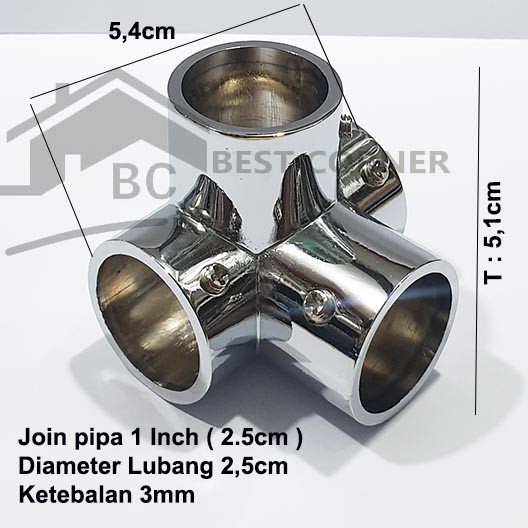 Jual Join Pipa / Sambungan Pipa 4 Cabang 1 Inch | Shopee Indonesia