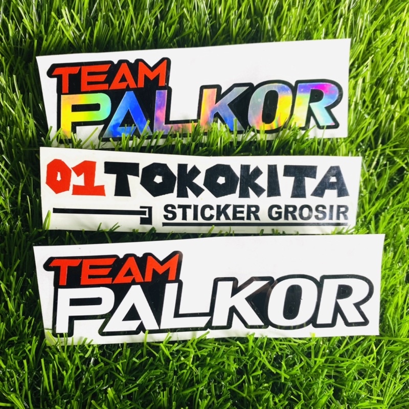 Jual stiker cuting TEAM PALKOR sticker cutting viral dan murah | Shopee ...