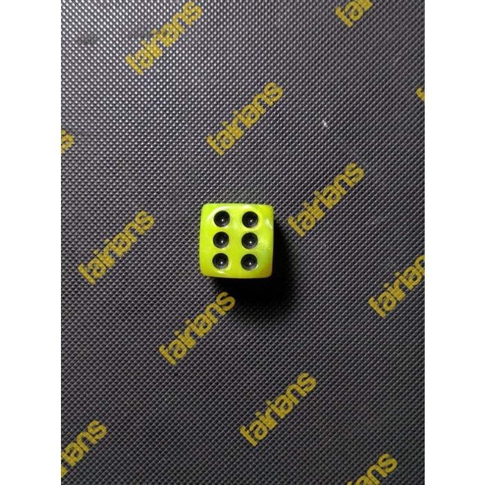 Jual Dadu/Dice D6 16mm Jade Yellow | Shopee Indonesia