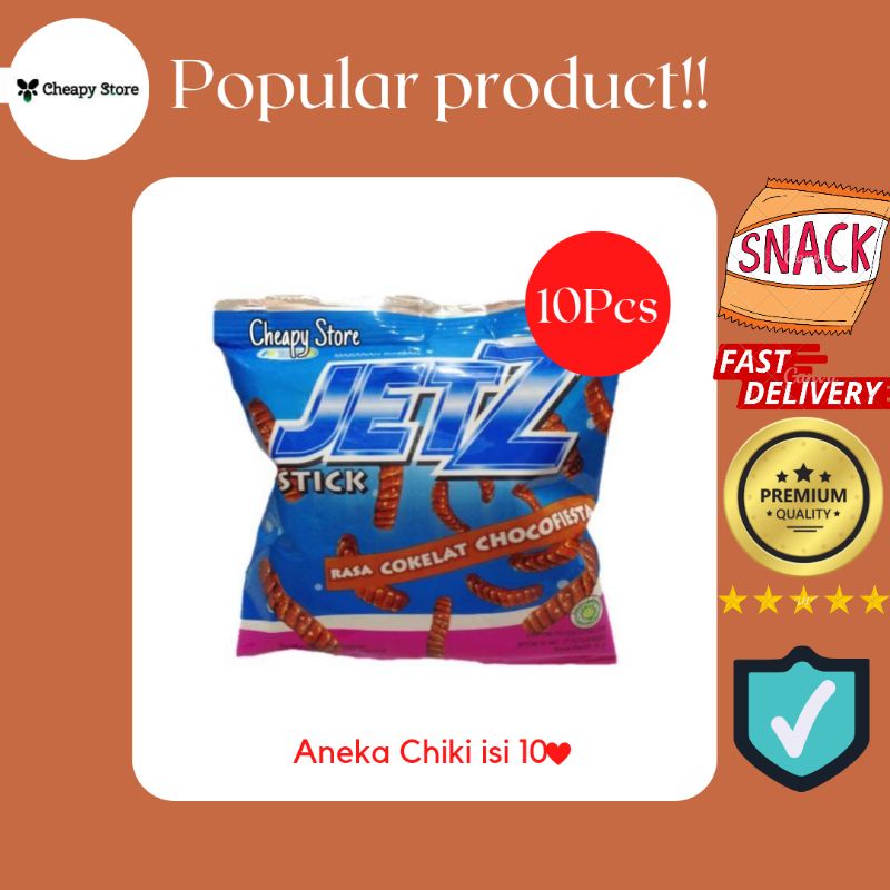 Jual Ciki JetZ stick cokelat / chiki twist / pota bee / japota / chiki ...