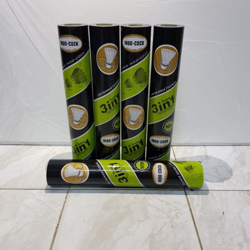 Jual Shuttlecock INDOCOCK HIJAU 3in1 , INDOCOCK HIJAU 3 in 1 , INDOCOCK ...