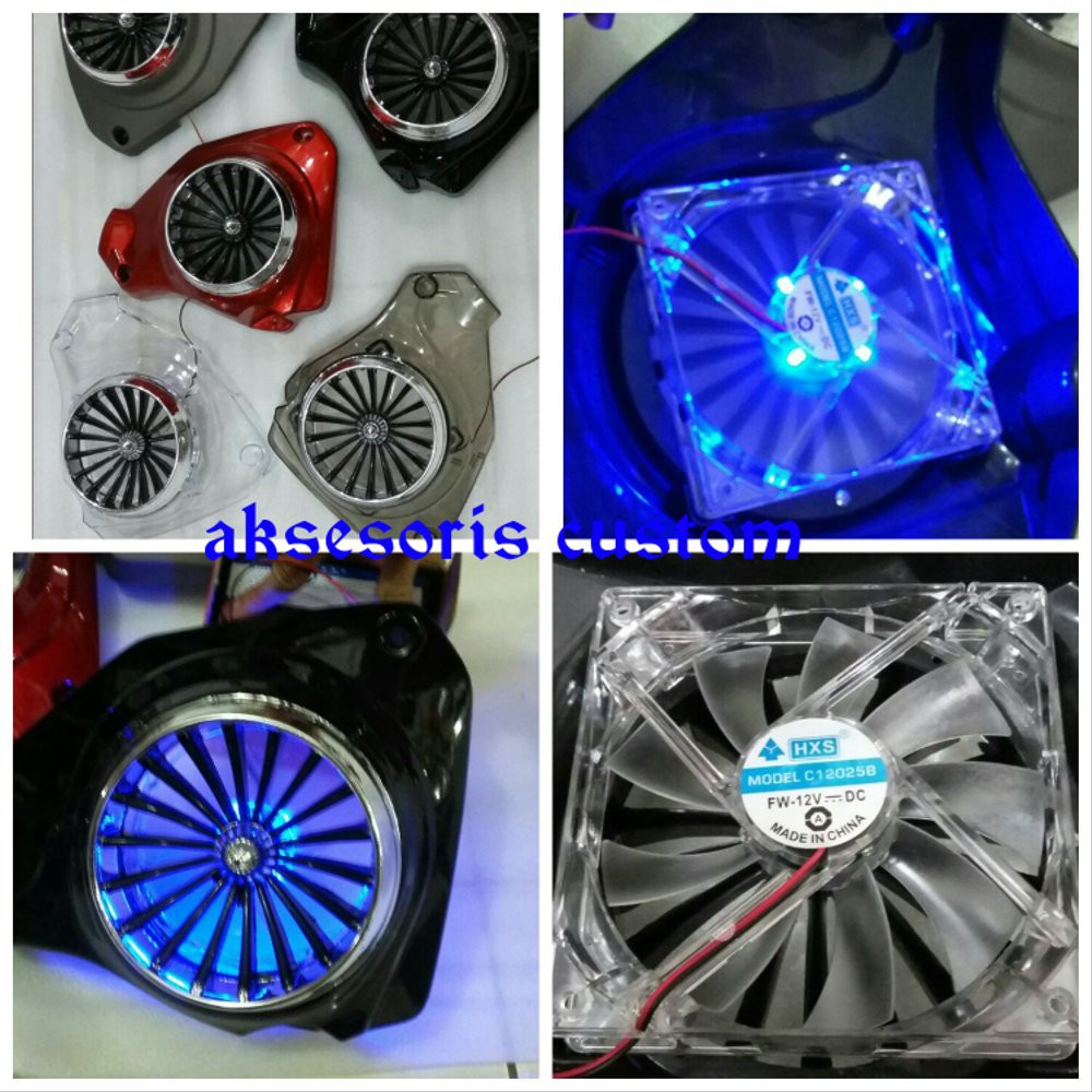 Jual Cover Kipas Radiator Nmax dan Aerox ada Led nya | Shopee Indonesia