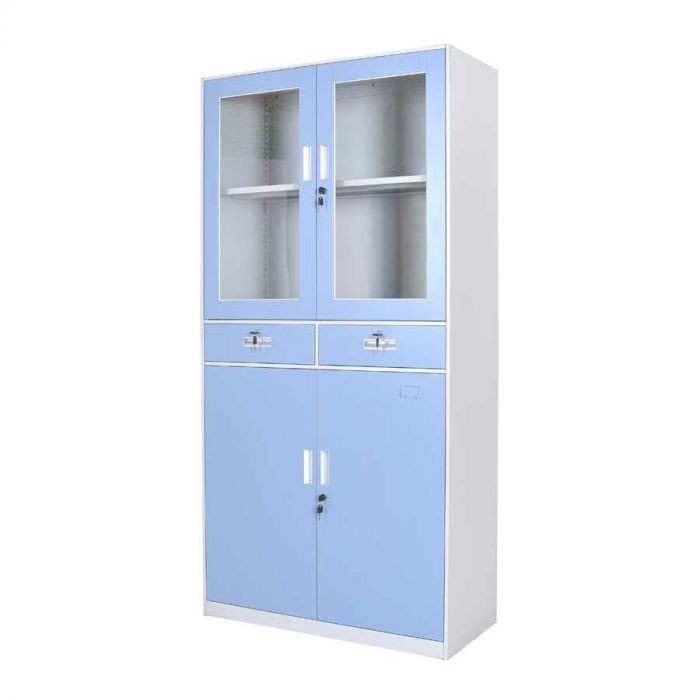 Jual Lemari Kabinet File Cabinet With Drawer Swing Blue Krisbow ...