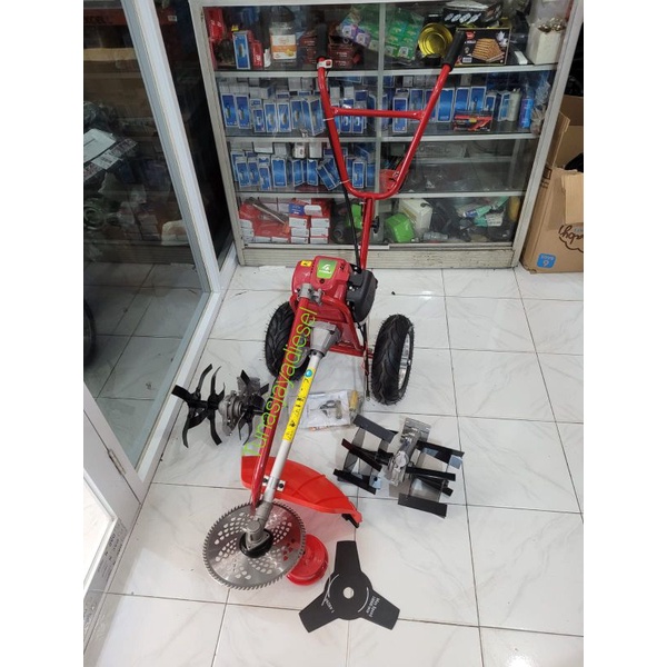 Jual Mesin Potong Rumput Dorong 4Tak ROBOTECH BG489+2Cultivator Bajak ...