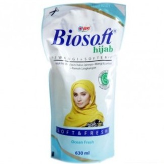 Jual Yuri Biosoft Hijab Detergent/Pewangi + Softener 630 ml | Shopee Indonesia