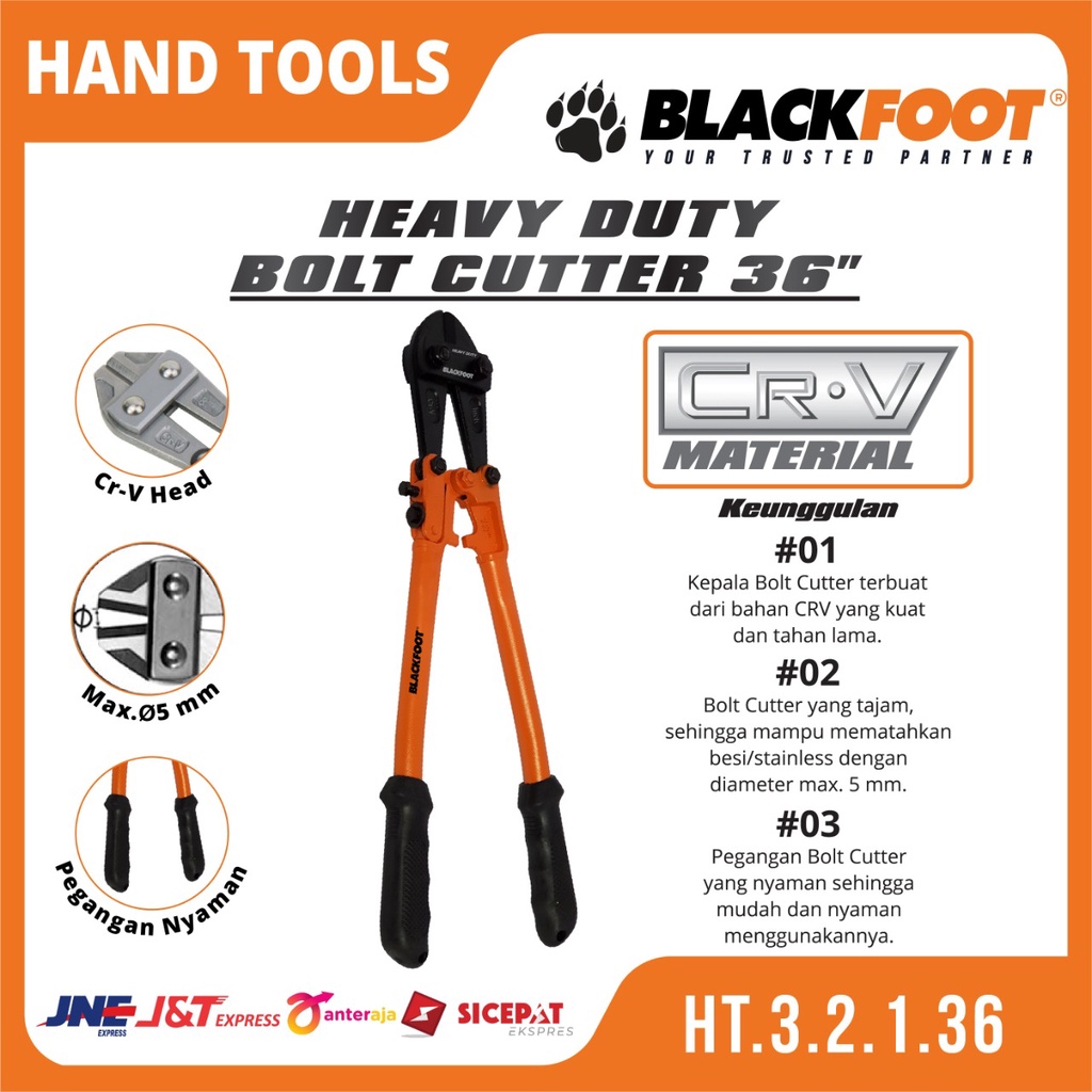 Jual BLACKFOOT - Gunting Besi Beton Rantai Stainless 36 Inch Heavy Duty ...