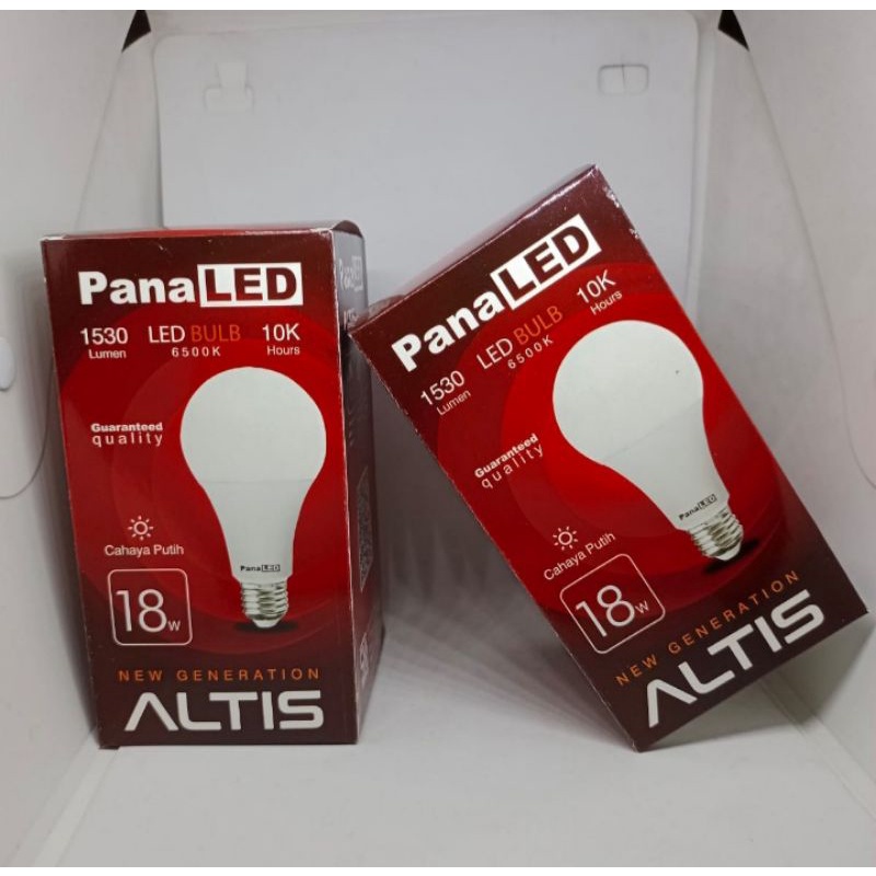 Jual Lampu LED 18 Watt 18w PANALED ALTIS by LUBY SNI - Putih 6500K | Shopee Indonesia