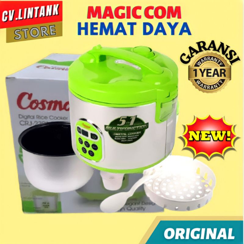Jual MAGIC COM GIGITAL MAGICOM COSMOS CRJ2301D2 MAJICOM RICE COOKER 5 ...