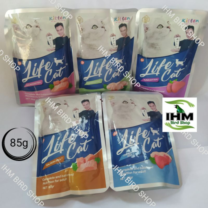 Jual IHM - Life Cat Pouch Baim Wong Sachet 85gr Camilan/Makanan Kucing ...