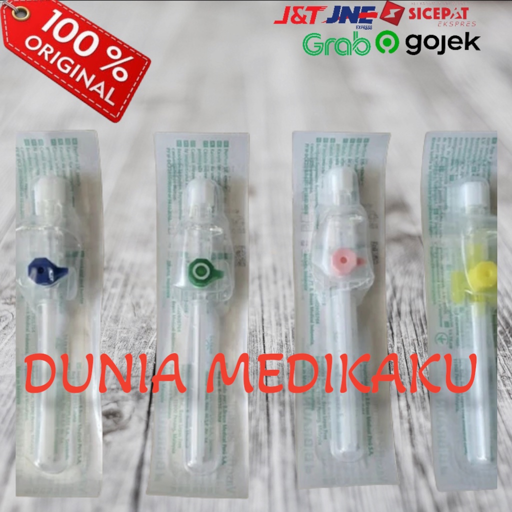 Jual Vasofix Braunule "B BRAUN" 18G, 20G, 22G, 24G | Shopee Indonesia