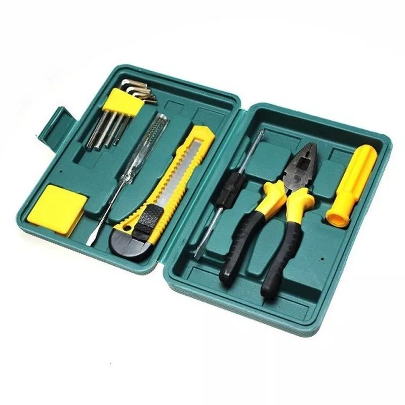 Jual Tool Box Set 11 in 1 Obeng / Tang / Cutter / Obeng Tester ...