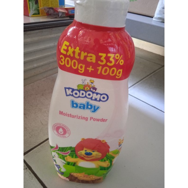 Jual Kodomo Baby Moisturizing powder 300g+100g Extra 33% | Shopee Indonesia