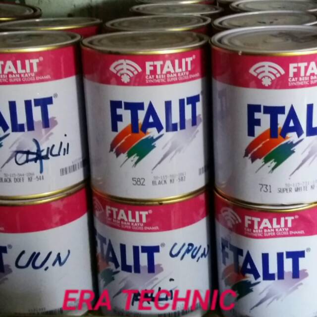 Jual CAT FTALIT CAT BESI DAN KAYU KHUSUS WARNA HITAM & PUTIH | Shopee ...