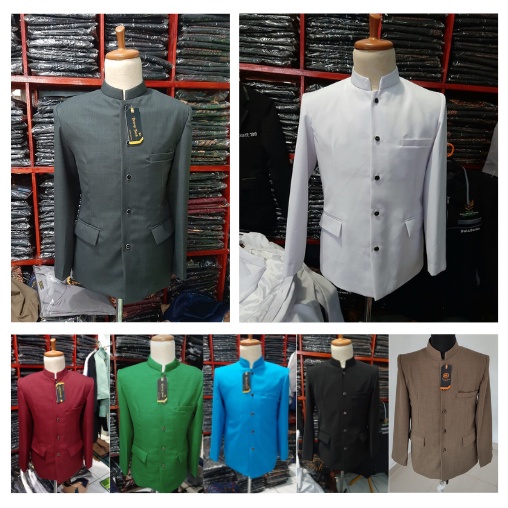 Jual Jasko Polos Bescap Terbaru / Jas Koko Mandarin Polos / Jas Nikah ...