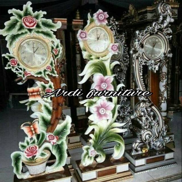 Jual Jam ukir,jam berdiri,jam bunga | Shopee Indonesia