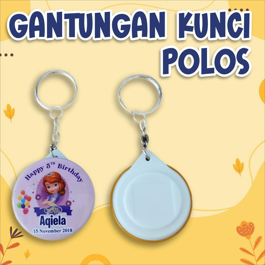 Jual Gantungan Kunci Custom Souvenir Ulang Tahun Gratis Desain / Ganci ...