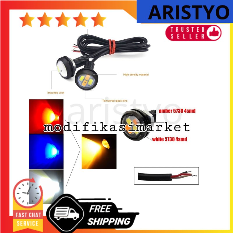 Jual LED MATA ELANG EAGLE EYE 2 WARNA LAMPU SEN DAN SOROT EAGLE EYES BERKUALITAS | Shopee Indonesia