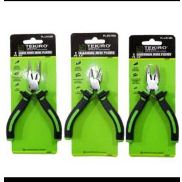 Jual TEKIRO TANG SET 3 PCS KOMBINASI, POTONG , LANCIP 4,5 INCH | Shopee Indonesia